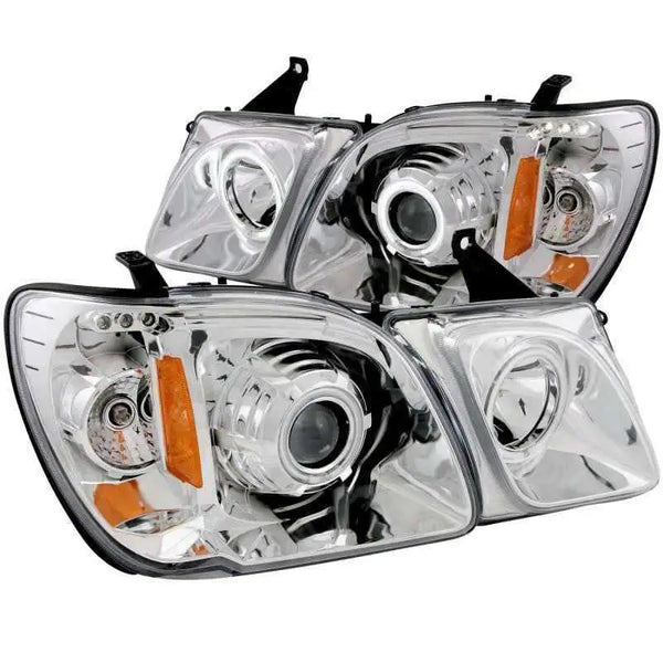 111169 ANZO ANZO 1998-2007 Lexus Lx470 Projector Headlights w/ Halo Chrome (CCFL) – RV and Auto ...