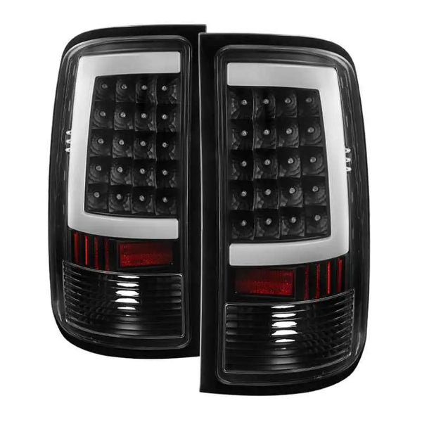 Xtune GMC Sierra 07-13 LED Tail Lights Black ALT-ON-GS07-G2-LED-BK – RV and Auto Parts