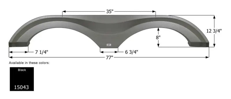 15043 Icon Fender Skirt Tandem Grand Design – RV and Auto Parts