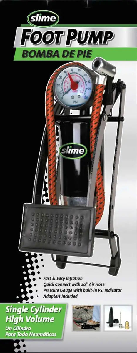 2061-A SLIME Single Cylinder Foot Pump – RV and Auto Parts