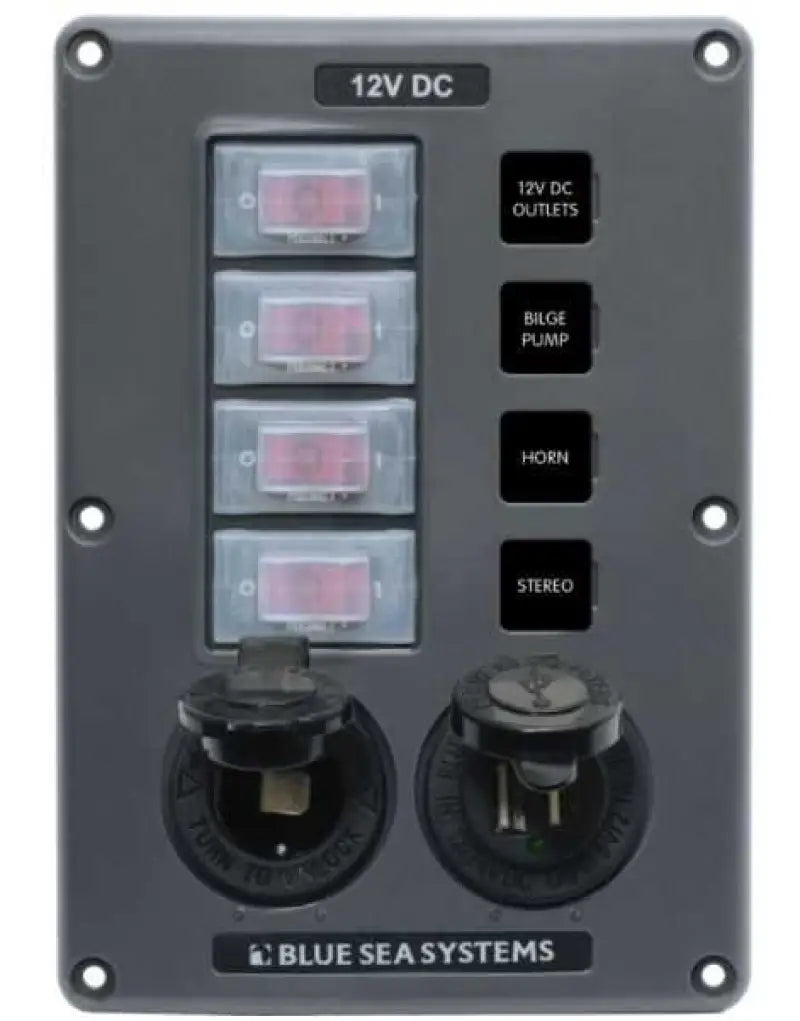 Blue Sea 4321-BSS Switch Panel| RV and Auto Parts