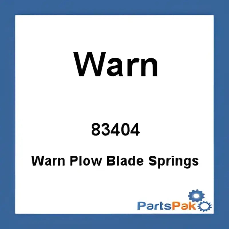 83404 Warn Plow Blade Springs – RV and Auto Parts