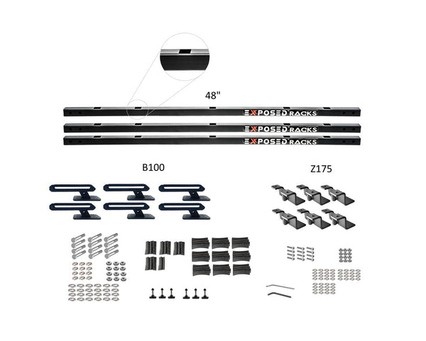 Exposed Rack 8-00-8764-BK Roof Rack Kit – RV and Auto Parts