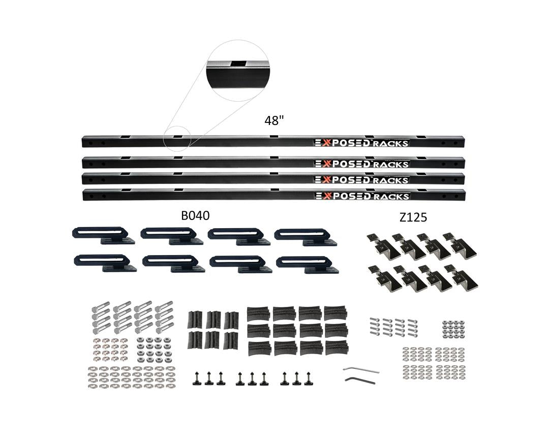 Exposed Rack 8-00-9775-BK Roof Rack Kit – RV and Auto Parts