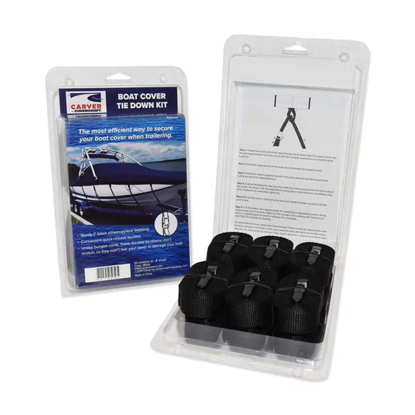 Carver 61000 Boat Cover Tie-Down Kit – RV and Auto Parts