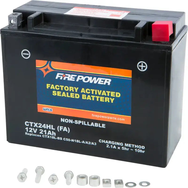 CTX24HL-BS(FA) Fire Power Factory Activated Sealed Battery – RV and ...