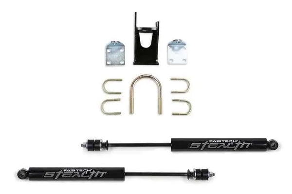 Fabtech 05-20 Ford F250/350 4WD Dual Stealth Steering Stabilizer Kit ...