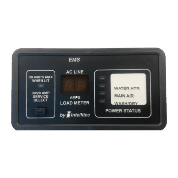 Intellitec 50 Amp Smart Ems Monitor Panel - Black – RV and Auto Parts