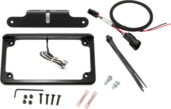 LED License Plate Frame with White LEDs and Hardware – RV and Auto Parts