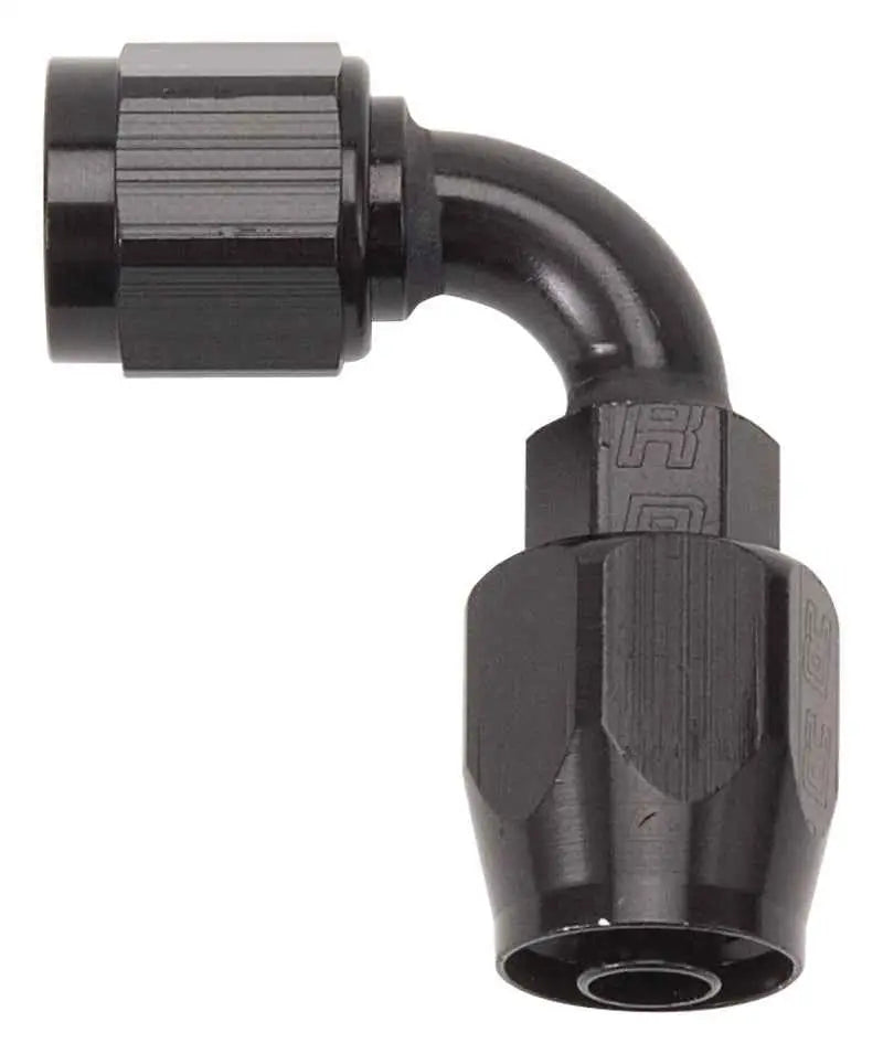 Russell Performance -6 AN Black 90 Degree Full Flow Hose End – RV and ...