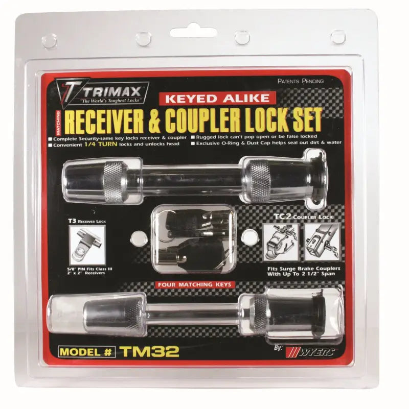 Trimax Locks TM32 Trailer Coupler Lock| RV and Auto Parts