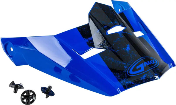 G046908 GMAX Visor W/Screws Dominant Mx 46y Blue/Black/White Ys Yl – RV ...